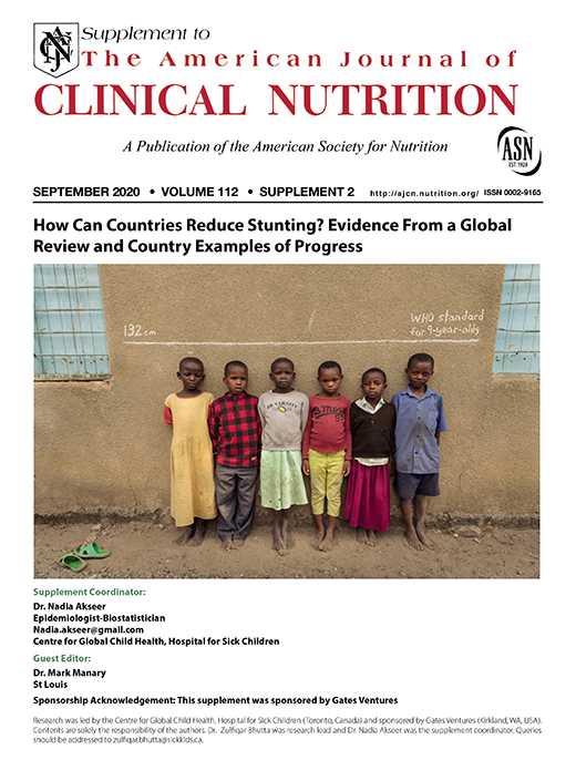 New AJCN Open-Access Supplement - American Society for Nutrition